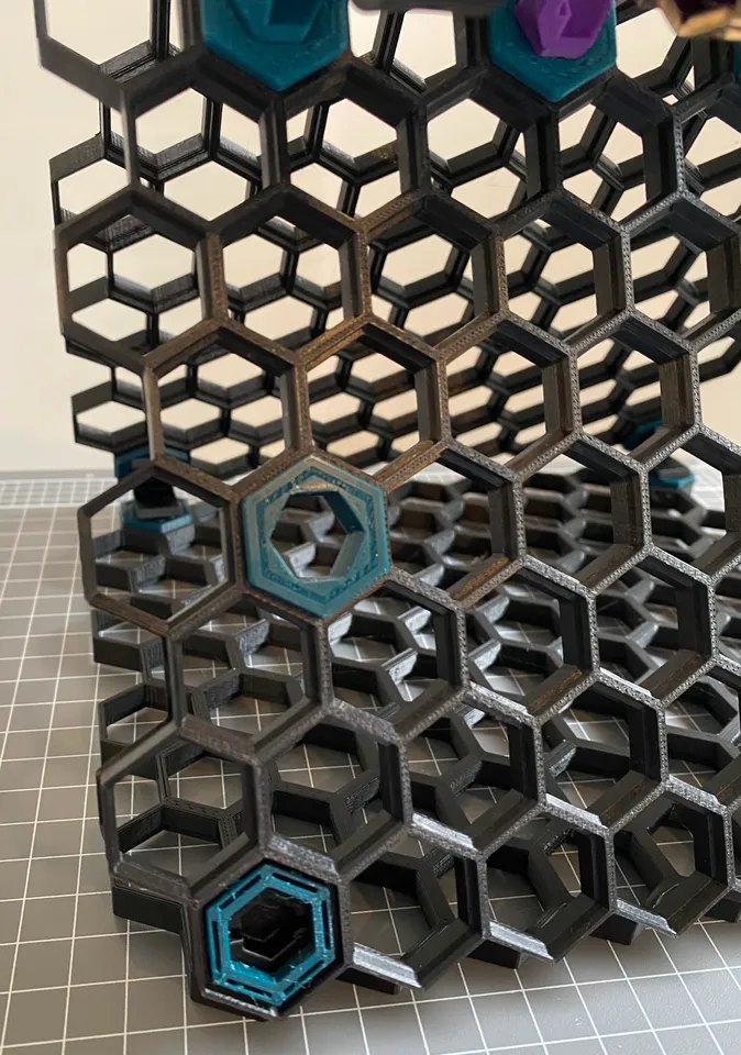 Honeycomb Wall - Insert-Empty Rotation by SquareMesh | Download free ...