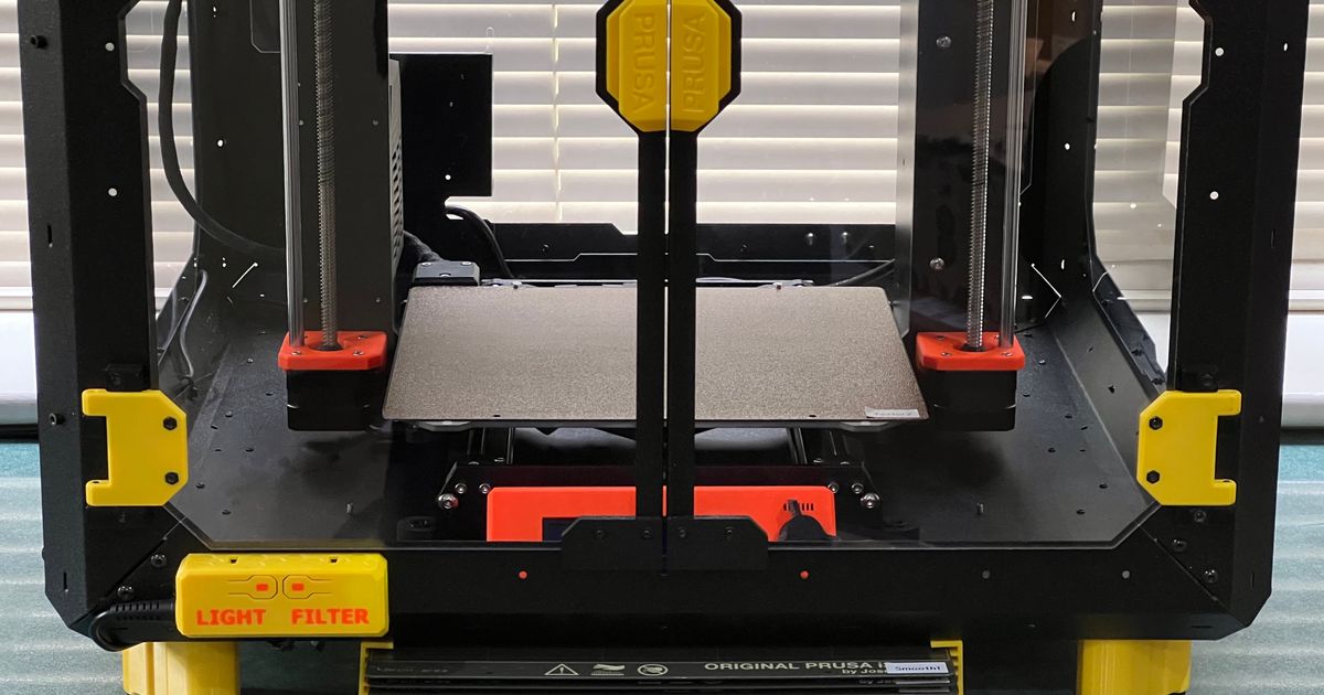 Slotted rails to store steel sheets underneath Original Prusa Enclosure ...