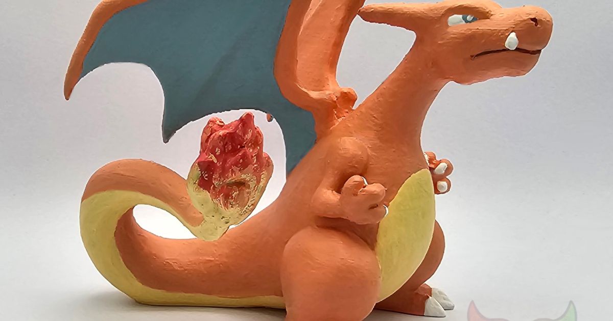 Retro Charizard - Pokémon Red Version Artwork by IXPatch | Download ...