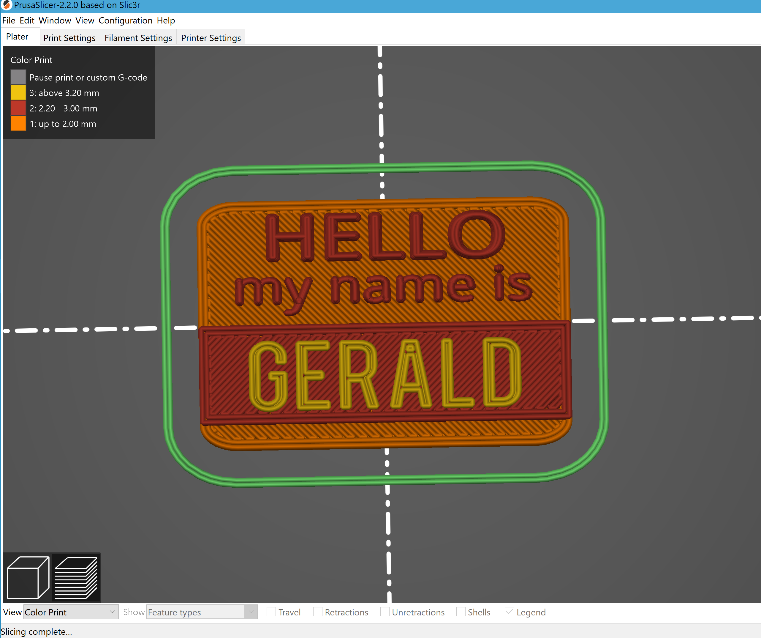 Customizable Name Tag by Yes. | Download free STL model | Printables.com