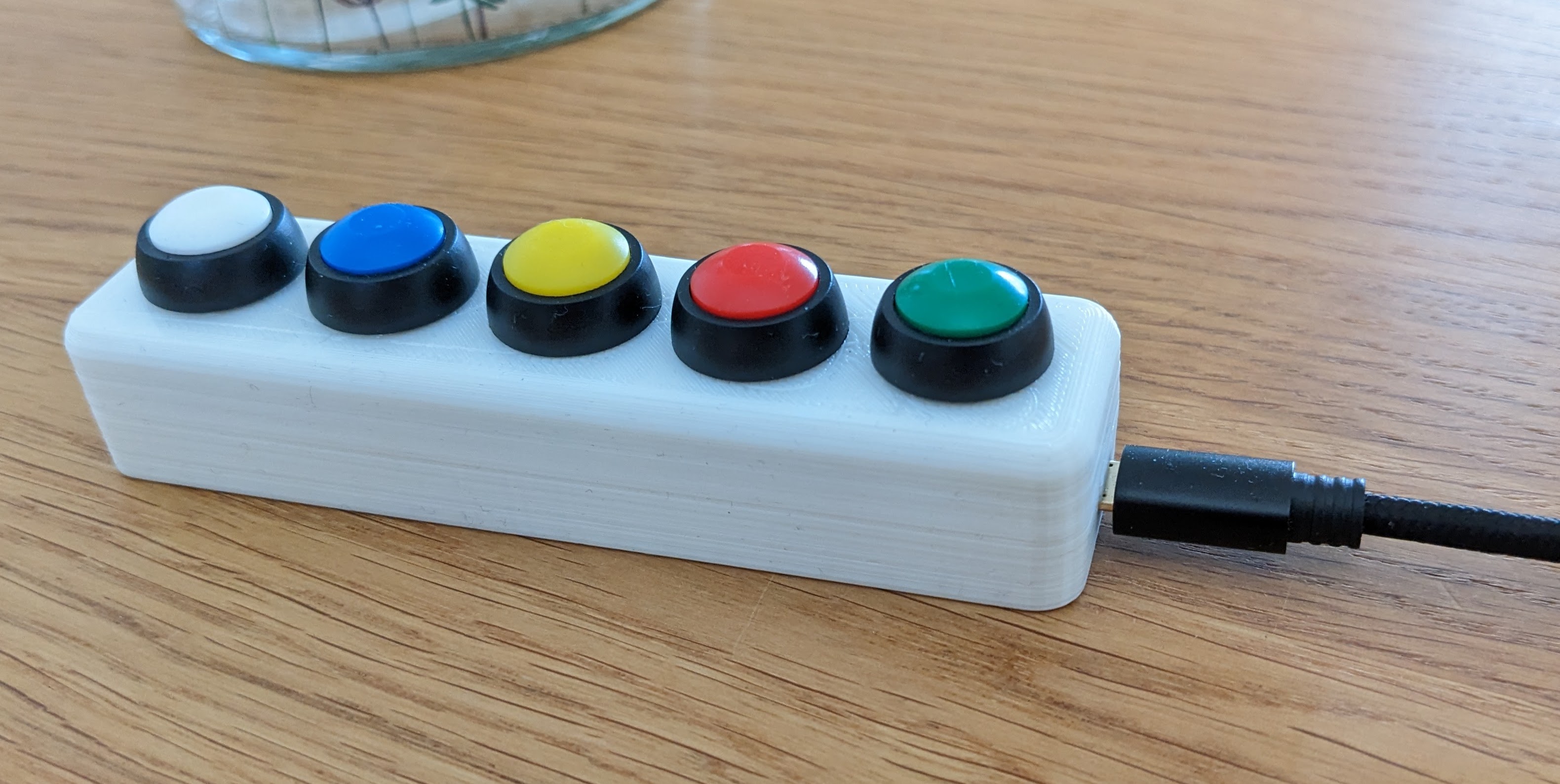 5 Button Keyboard by dschie | Download free STL model | Printables.com