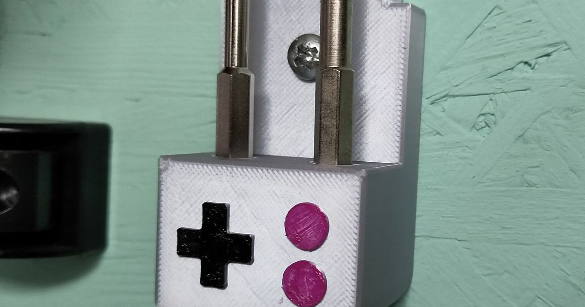 Nintendo Cartridge Bit Holder by davedarko | Download free STL model ...