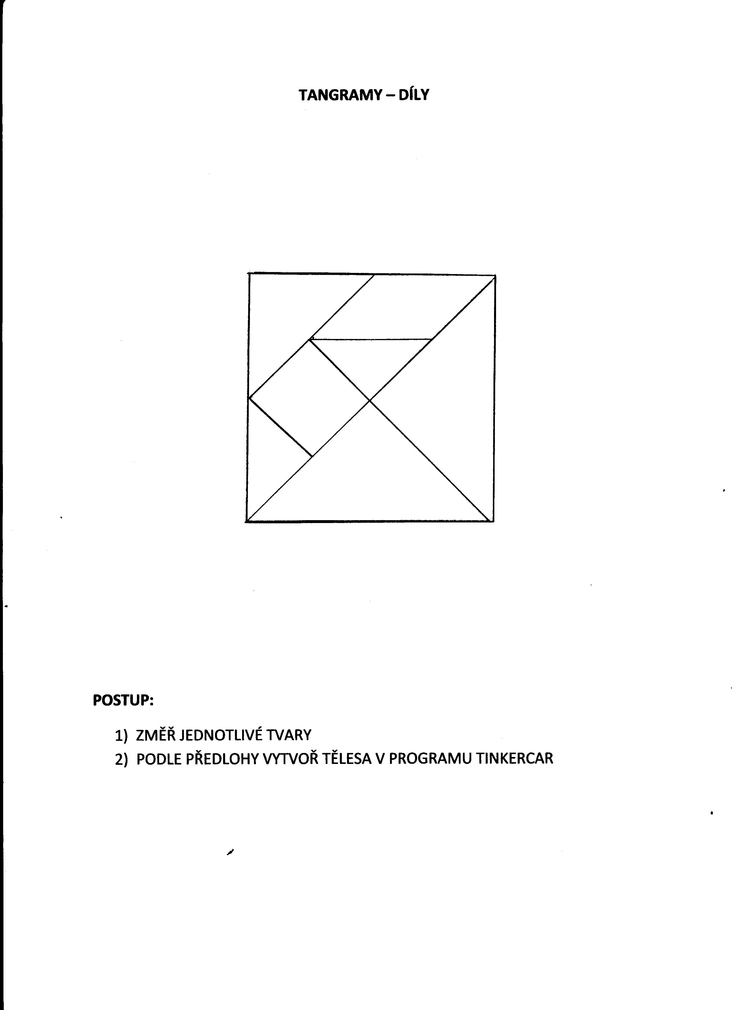 TANGRAM by Marie Miklová Pítrová | Education | Printables.com