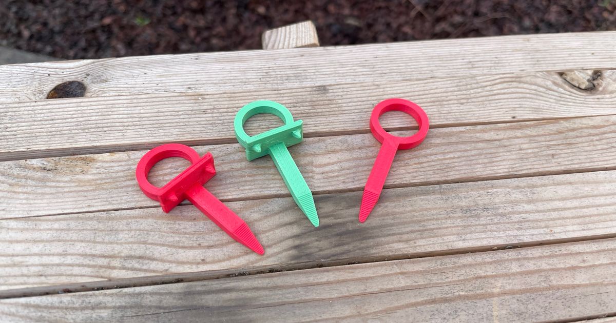 Archery target face / blazon pin by R2J3D | Download free STL model ...