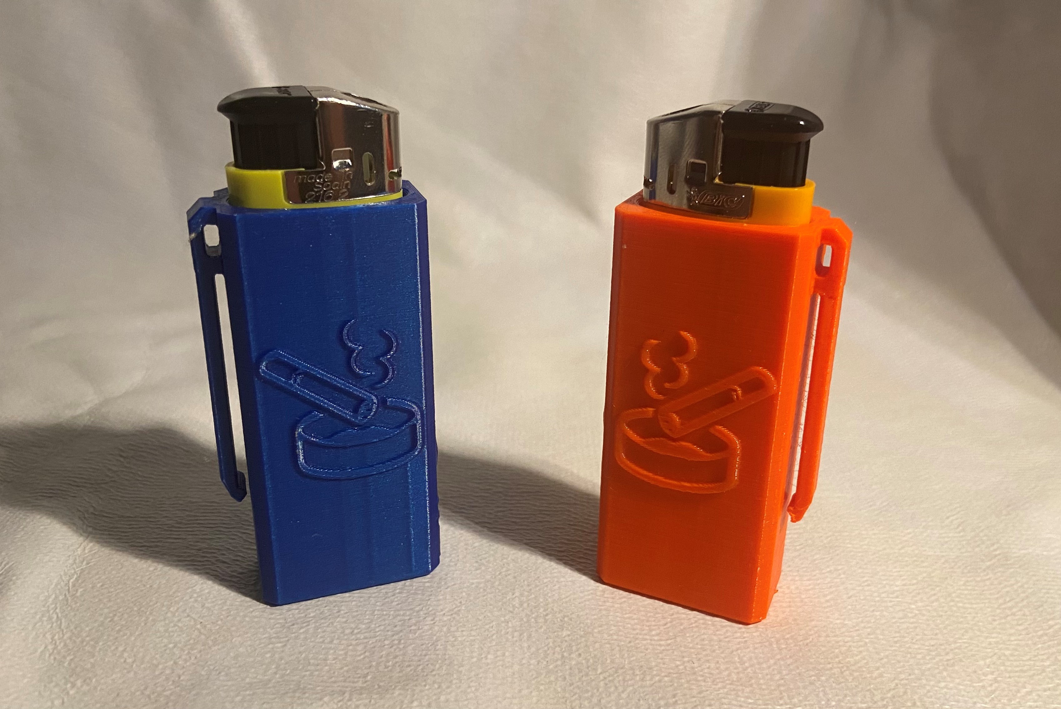 BIC Lighter Case with Key Ring Hole and Clip by DickF | Download free ...