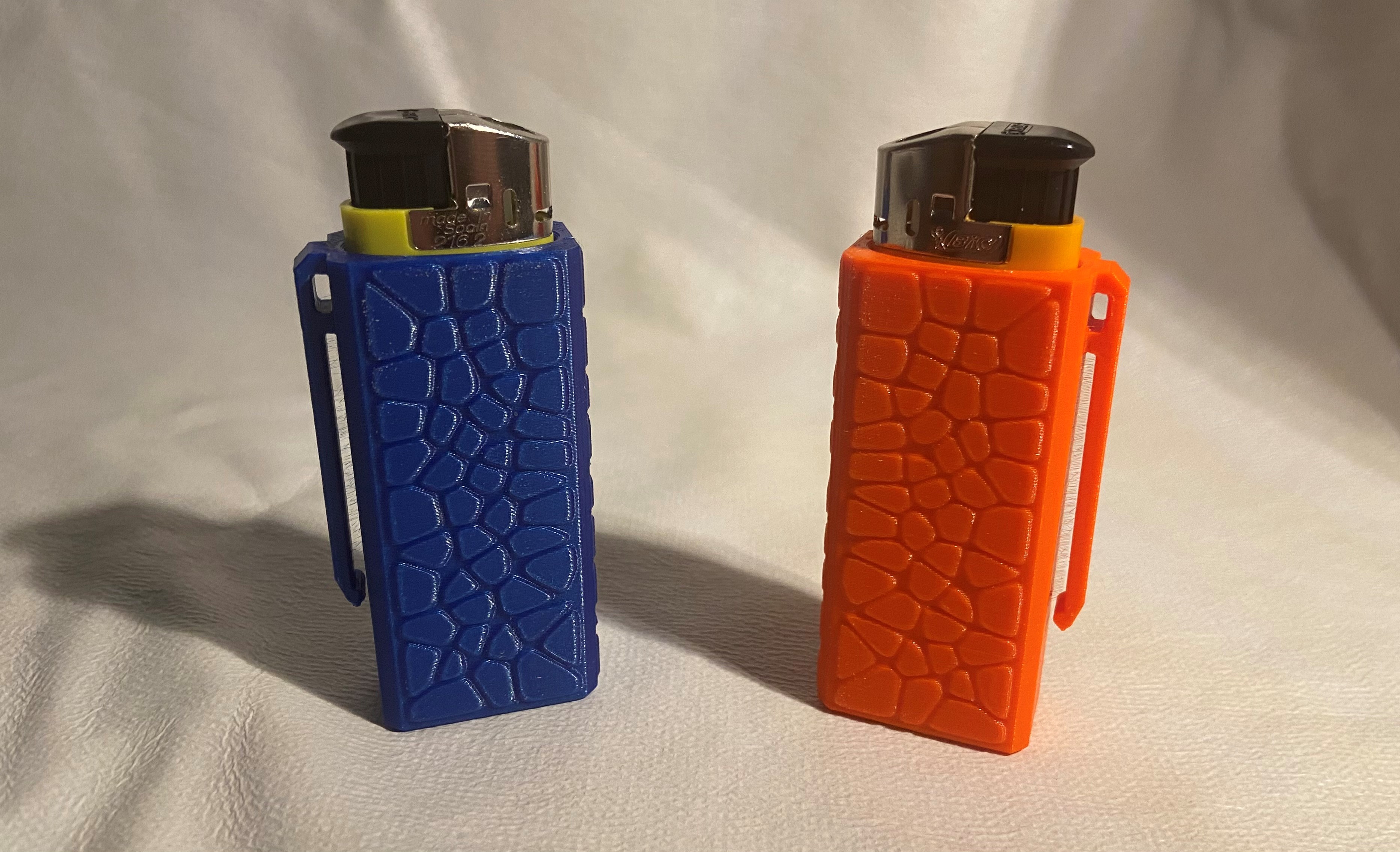 Bic Lighter Case With Key Ring Hole And Clip By Dickf Download Free Stl Model
