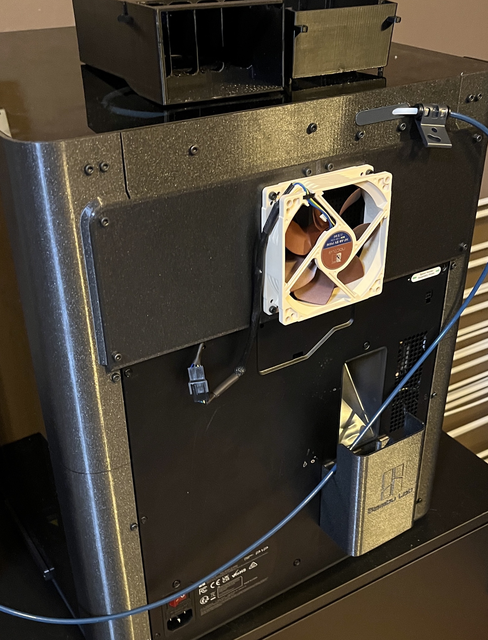 Bambu Lab P1P Vision Enclosure Rear Middle Panel with Fan Hole (92mm ... Bambu Lab P1P Vision Enclosure Rear Middle Panel with Fan Hole (92mm ...
