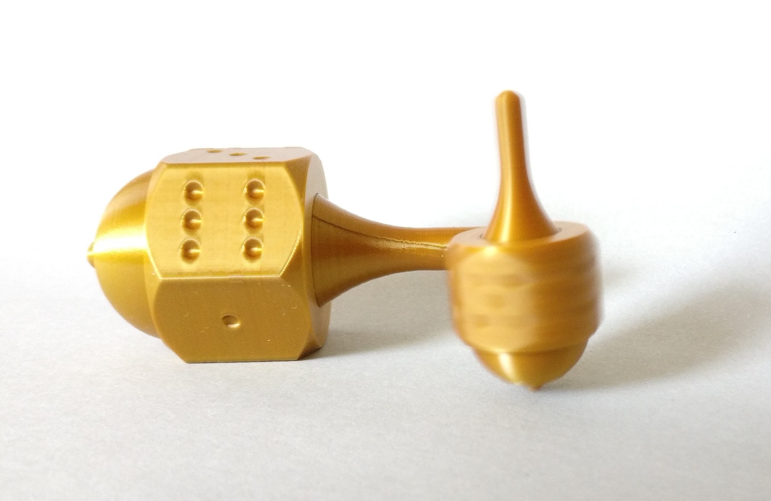 A dice? A spinning top? Both! by lufa | Download free STL model ...