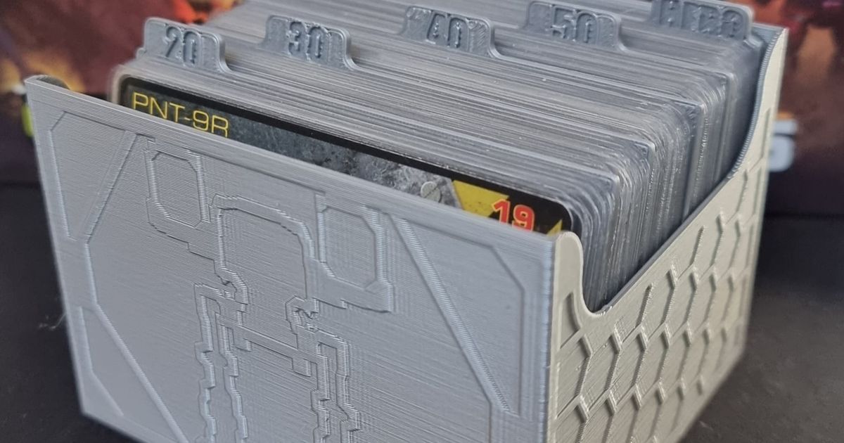 BattleTech: Alpha Strike Card file storage by smtk | Download free STL ...