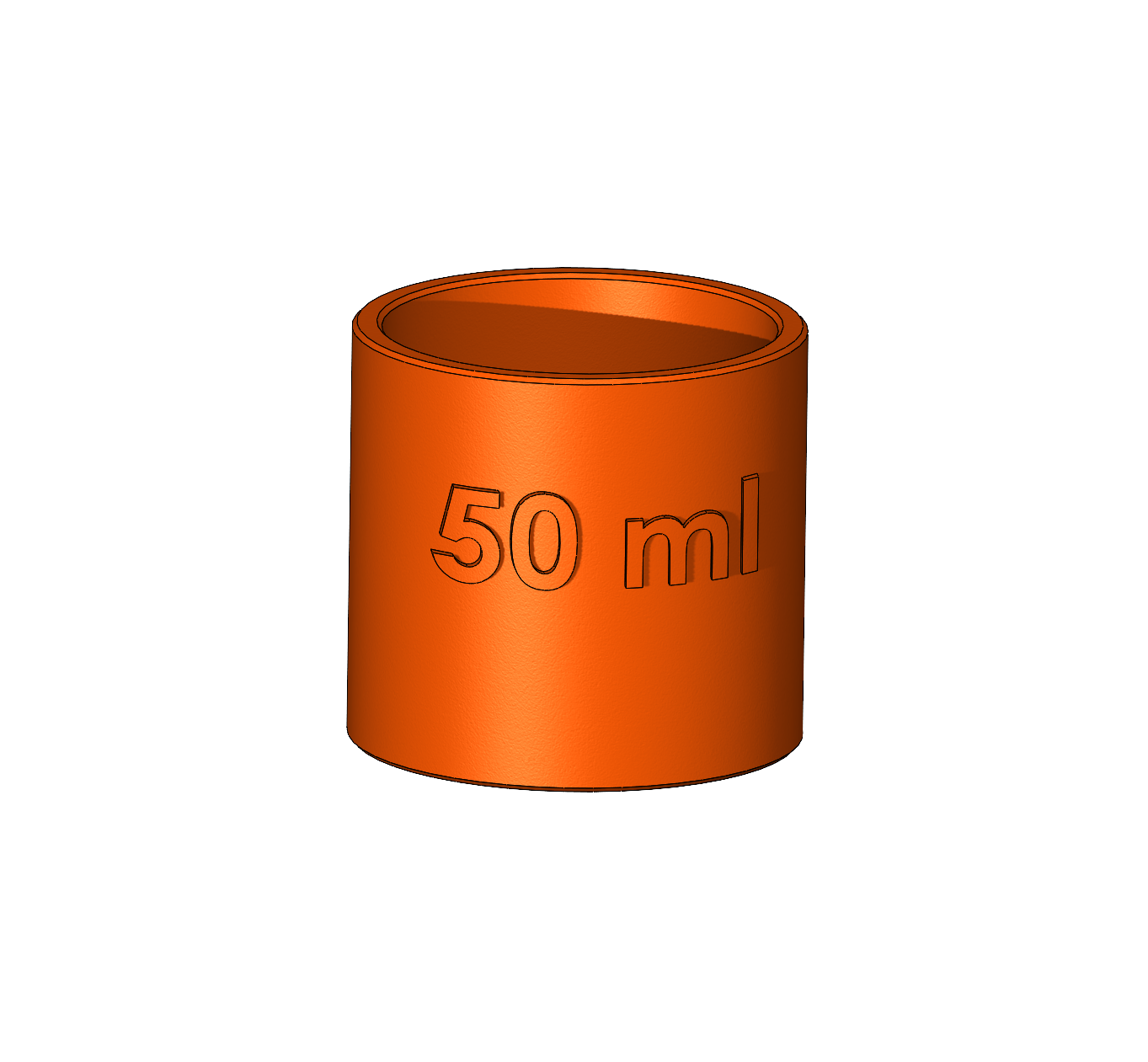 50 ml measuring cup by Boogie | Download free STL model | Printables.com