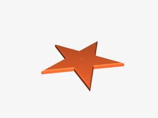 Simple Xmas Star by Andrej | Download free STL model | Printables.com