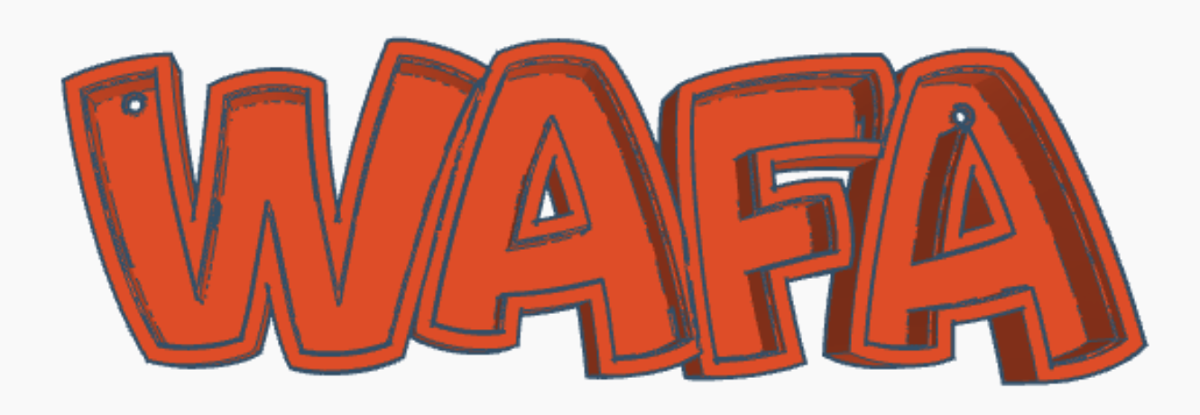 WAFA LED- Namenslampe (Name lamp) by Tomsen | Download free STL model ...