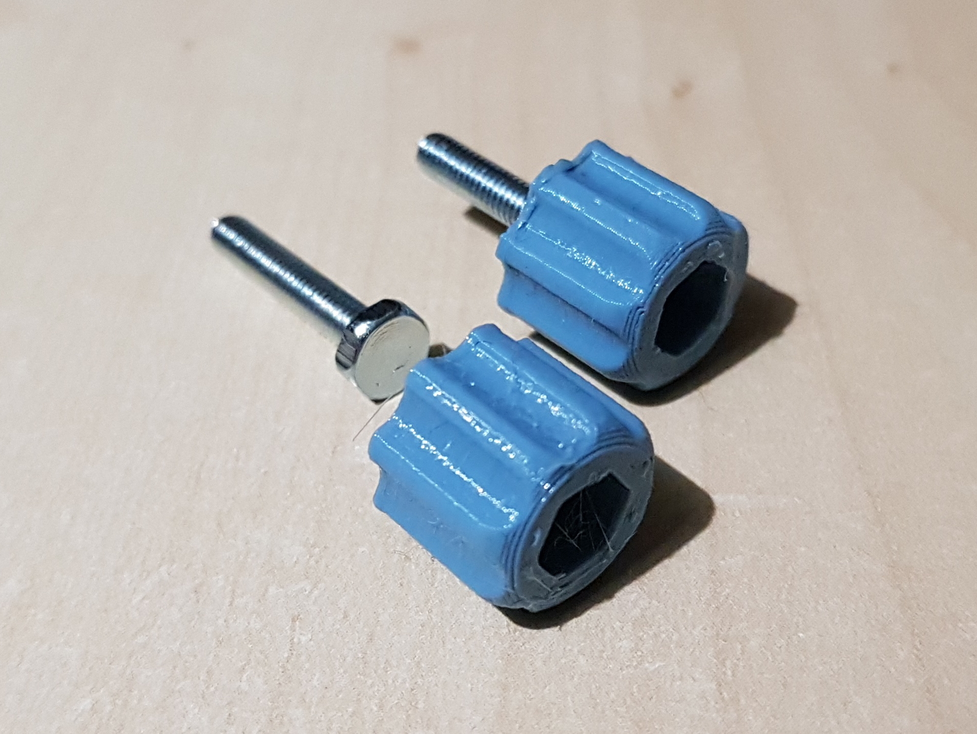 Thumb knob for M3 hex head screw by HD_Creator | Download free STL ...