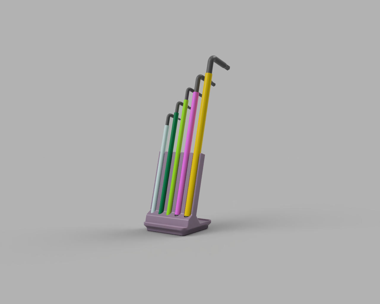 Gridfinity WERA Hex Key Holder by Alex Is Making Things | Download free ...