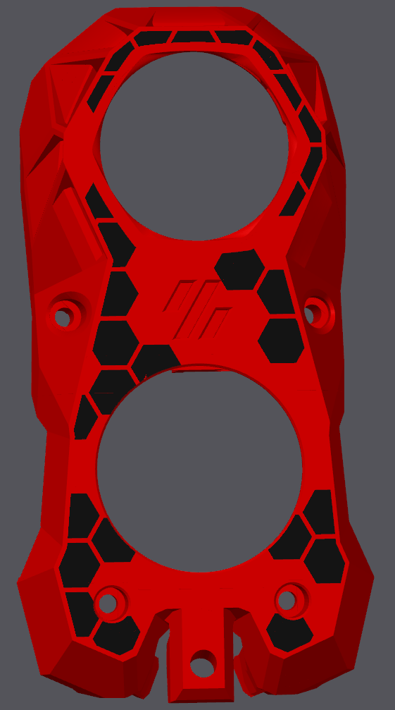KNOMI Nozzle Cam Stealthburner with hex pattern by CustomCreations ...