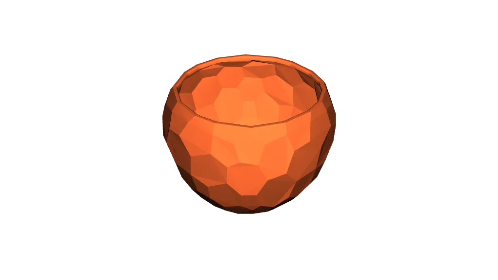 Pot #0 - Low poly by Zendama | Download free STL model | Printables.com