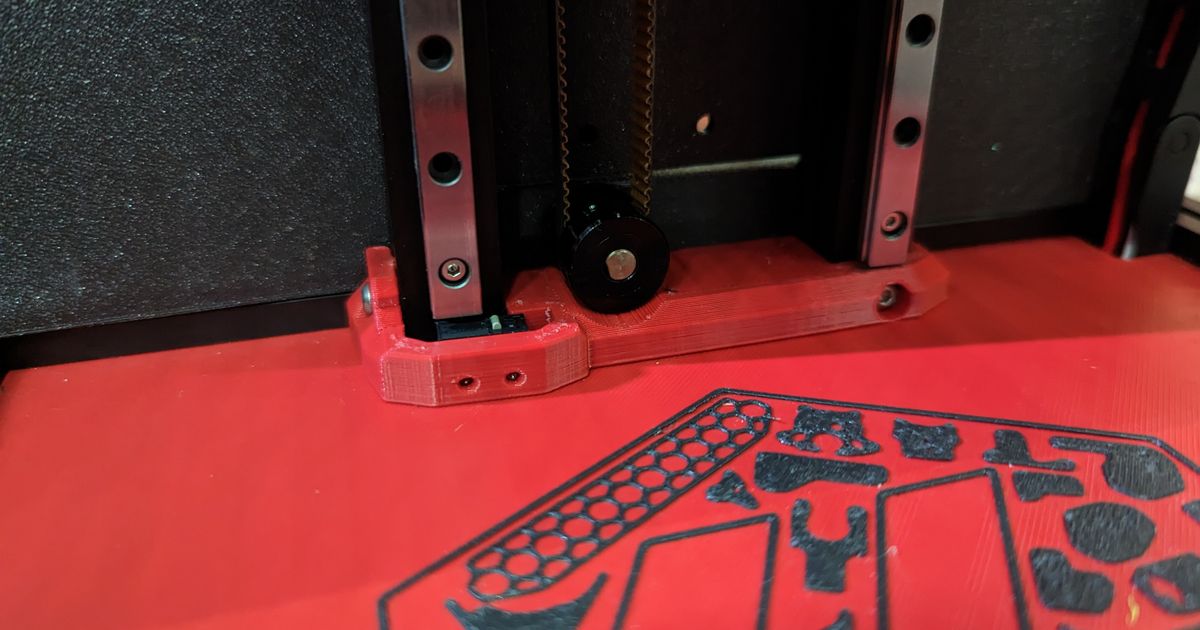 Voron V0.2 Z endstop combined with a lower guard to close the panel gap ...