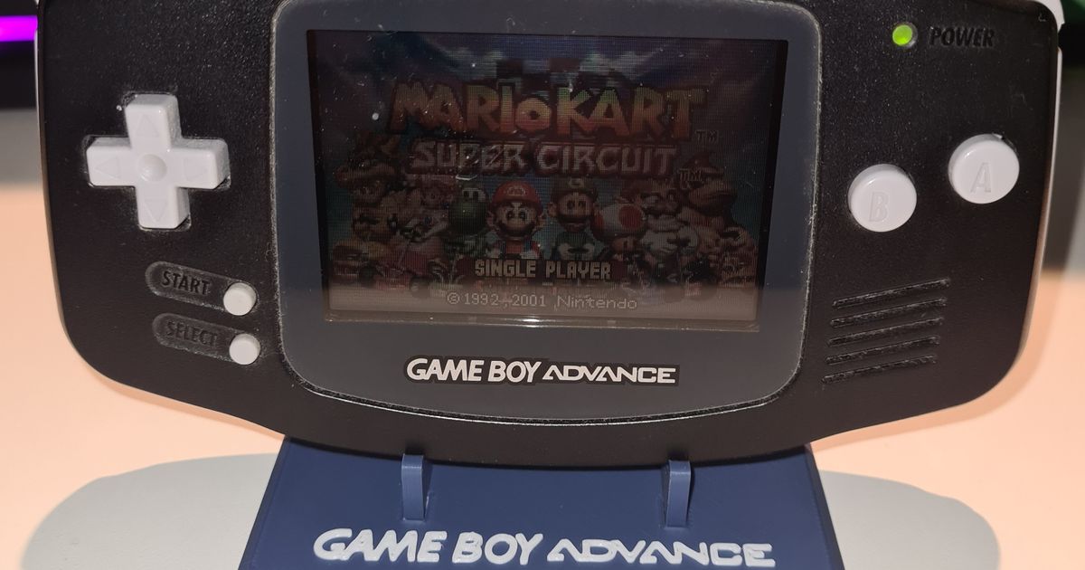 GameBoy Advance display stand by Joris | Download free STL model ...