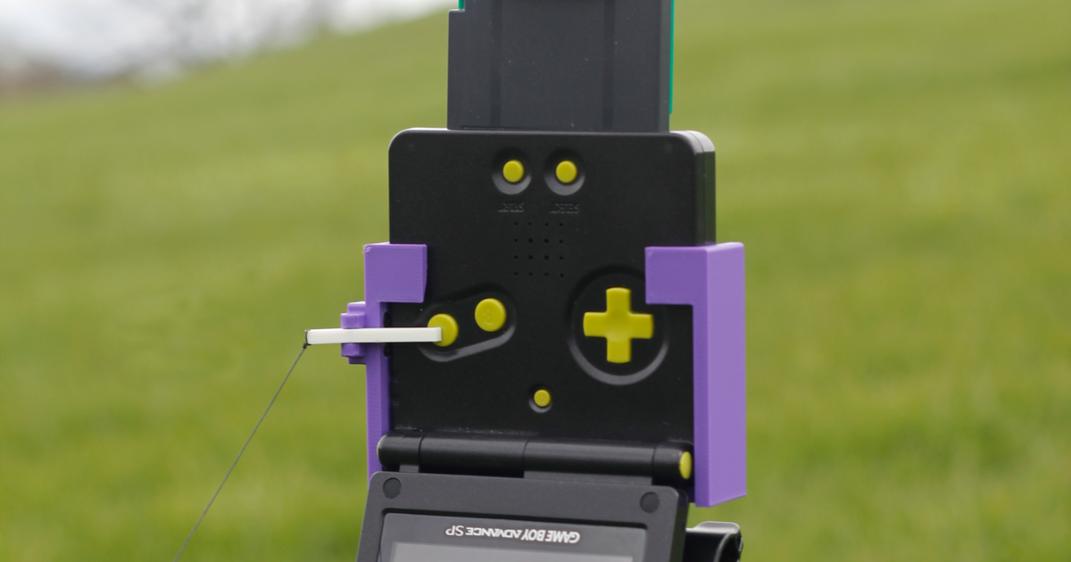 Gameboy Camera Selfie Stick Adapter for GBA SP by sourdoge | Download ...