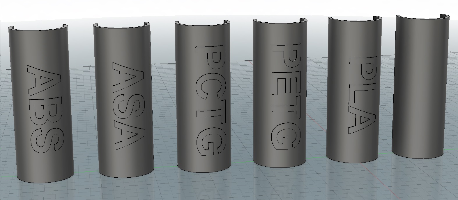 Filament Storage Rack System Label by nsane | Download free STL model ...