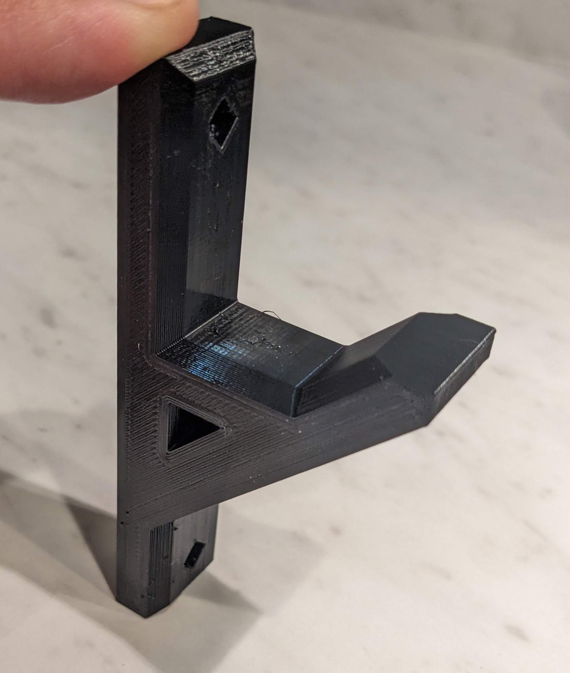 Garage Hook, 20mm long ledge by SailorJerry | Download free STL model ...