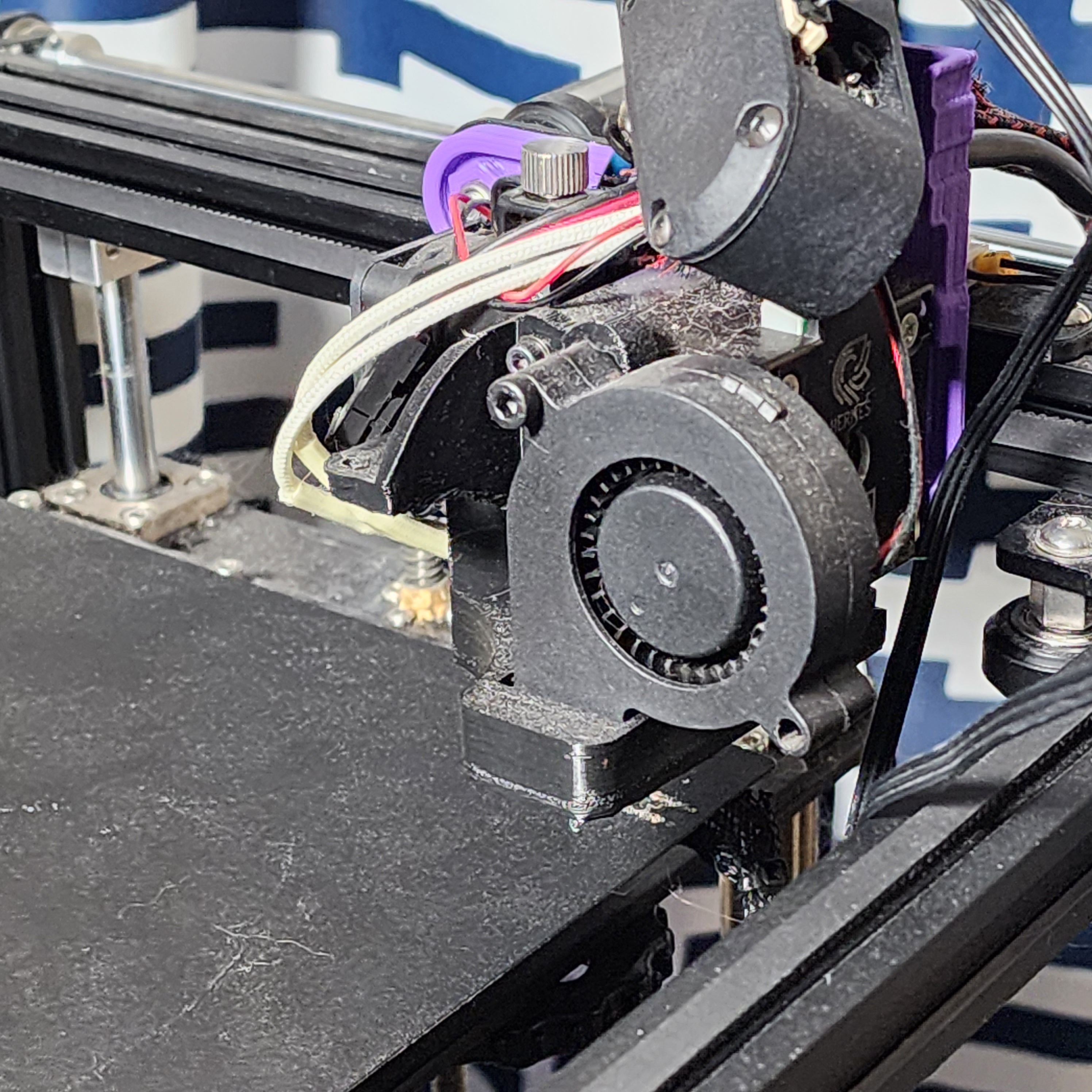 BLTouch 3.1 and Part Cooling Fan mount for E3D Hemera by JitterJaw ...