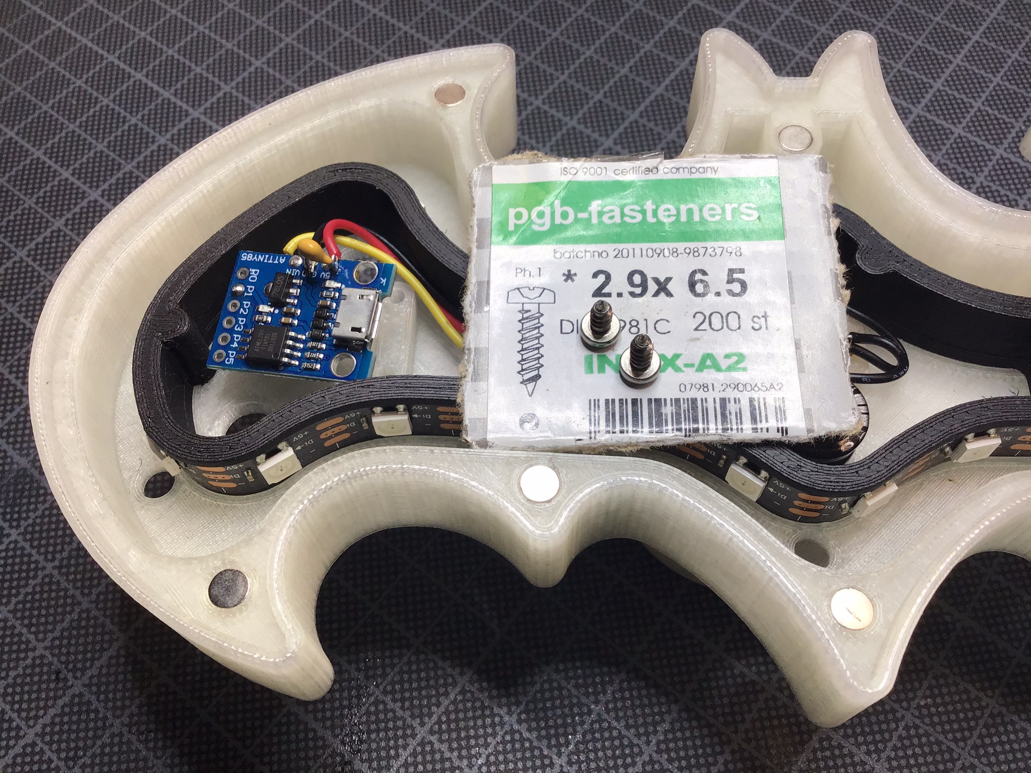 BATMAN NEOPIXEL LED SIGN by KVEL | Download free STL model | Printables.com