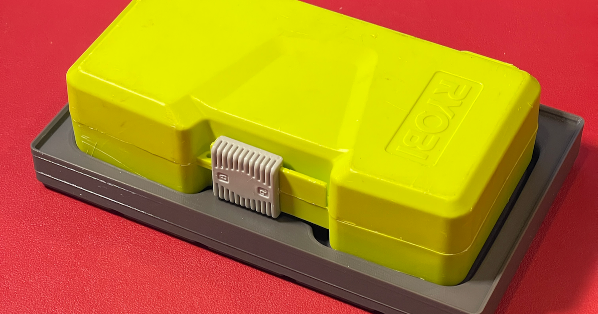 Gridfinity Ryobi Multi-Bit Case Holder by Tache | Download free STL ...