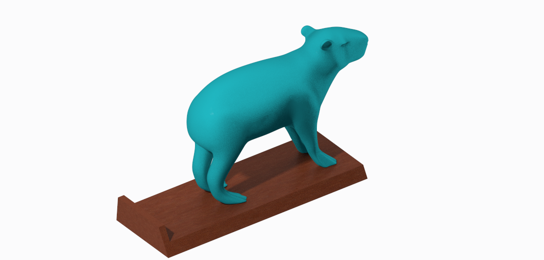 Capybara Phone Holder by ZanaModels3D | Download free STL model ...