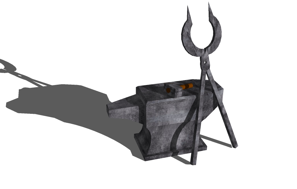 Medieval anvil with accessories by MrAloxxard | Download free STL model ...