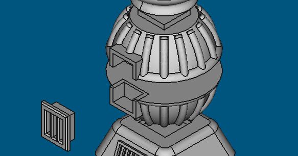 Pot Belly Stove 1/12th scale. by chipworker | Download free STL model ...