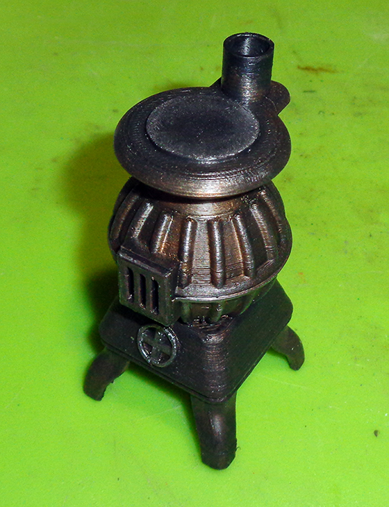 Pot Belly Stove 1/12th scale. by chipworker | Download free STL model ...
