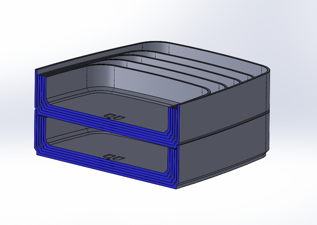 #0086 Family-Nested and Self-Stacking Catch-all Trays por BuildX ...