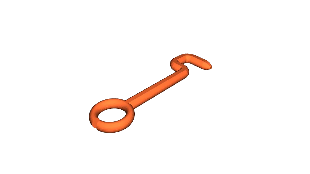 Latch hook by Fifthbear | Download free STL model | Printables.com