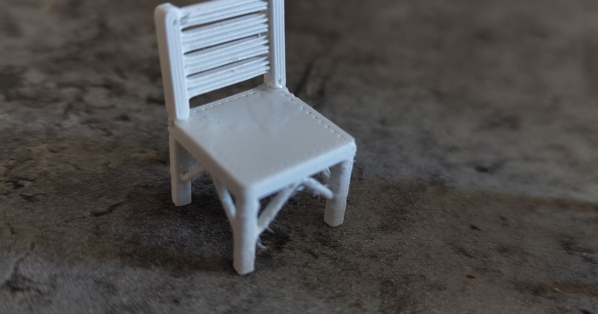 Minature Chair tabletopgaming by N1cl4s | Download free STL model ...
