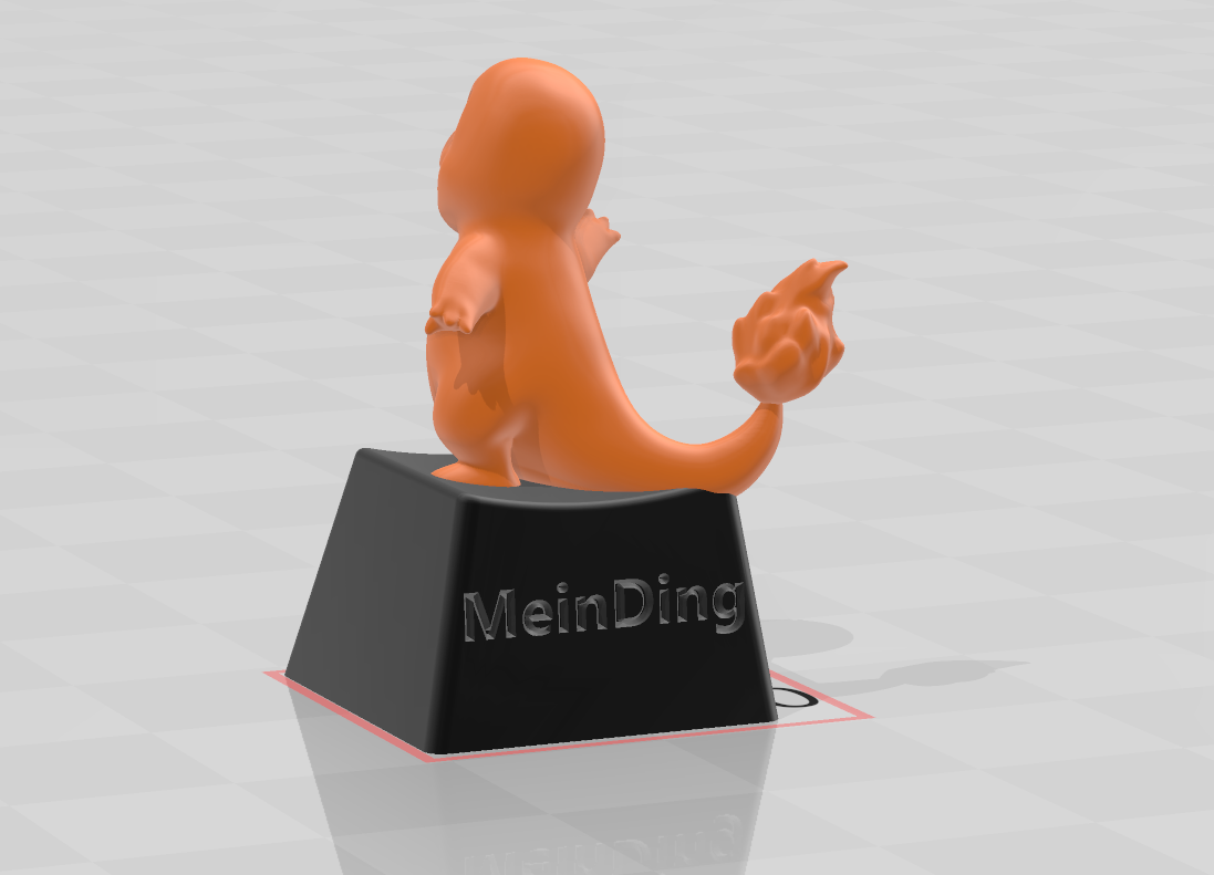 Glumanda / Charmander Keycap Pokémon Fire by MeinDing | Download free ...