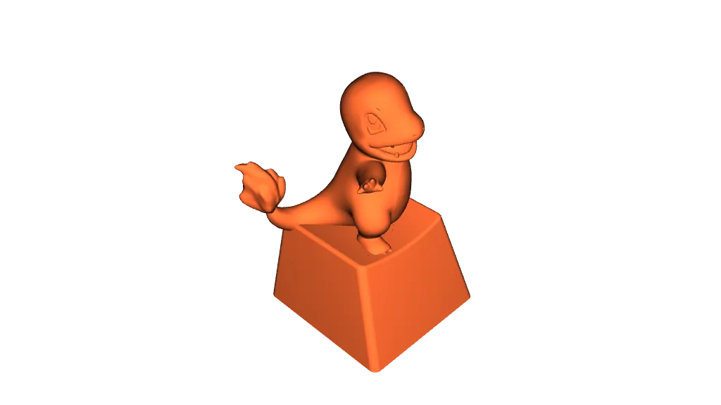 Glumanda / Charmander Keycap Pokémon Fire by MeinDing | Download free ...