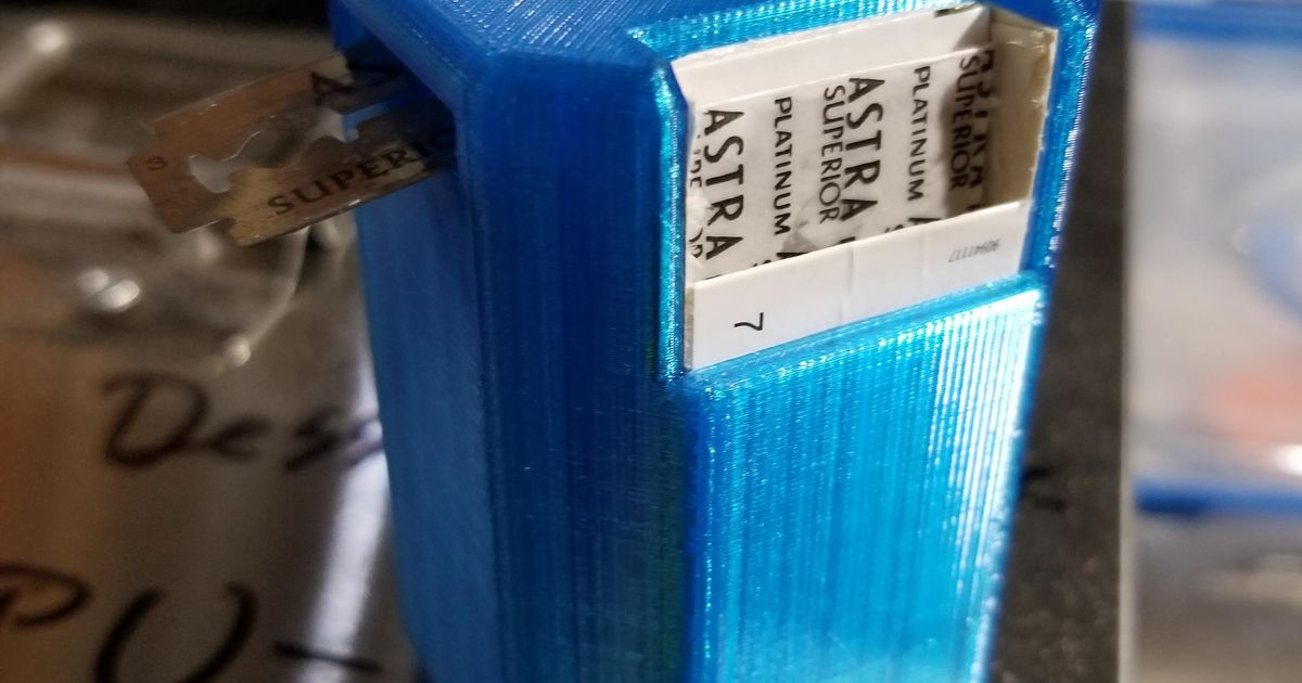 Razor Blade Blank With Space For New Blades by evanphi | Download free ...