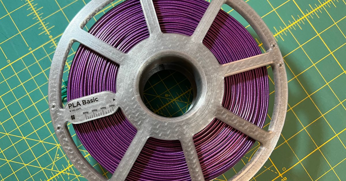 Bambu AMS spool for Ziro filament by cjs | Download free STL model ...