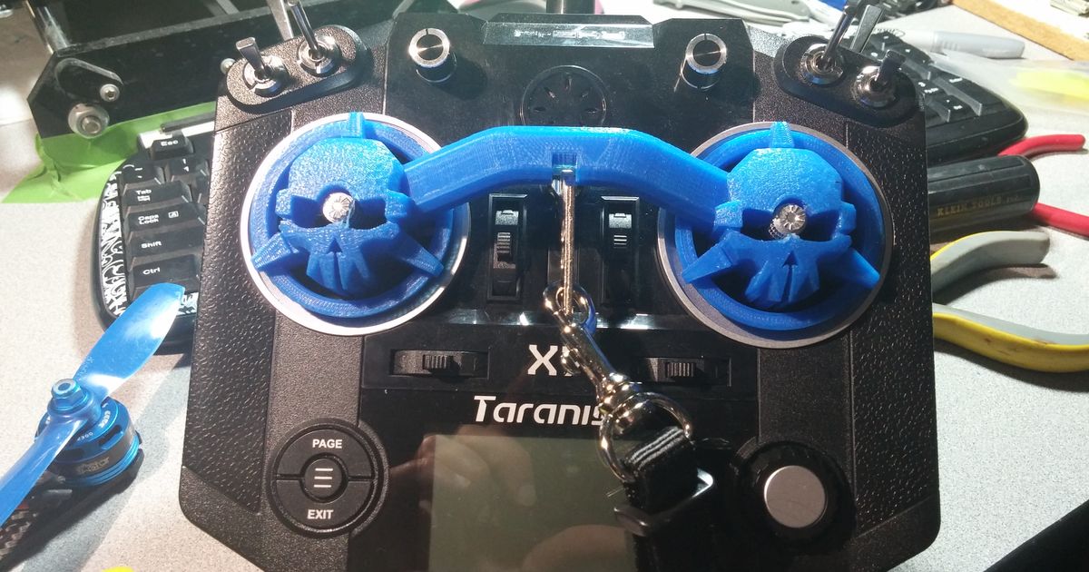 Frsky Taranis Q X7 Rotor Riot Gimbal Protector by D3D Pro | Download ...