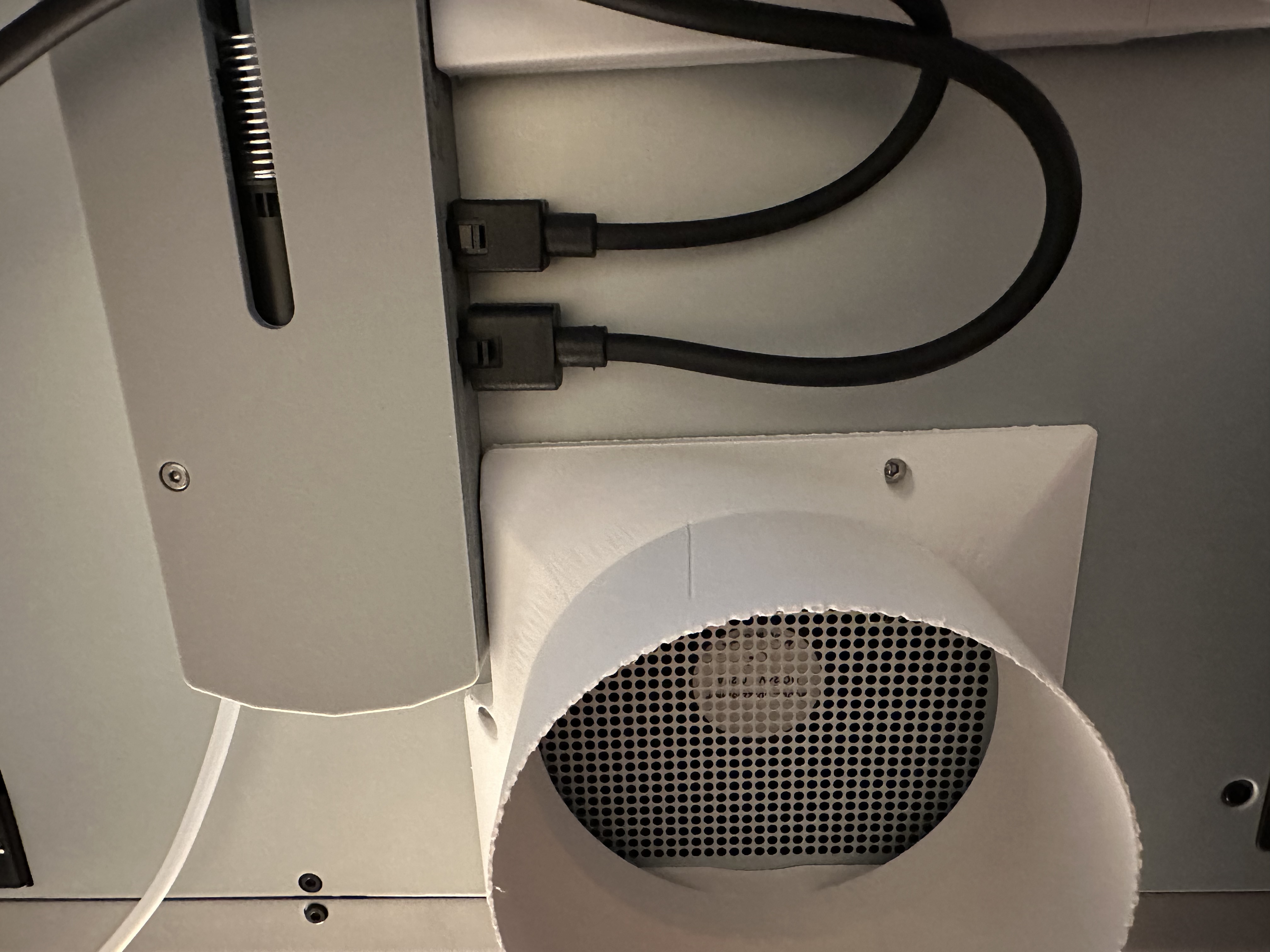 X1C 4"/100mm Straight Exhaust Vent (AMS-hub compatible) by ant ...