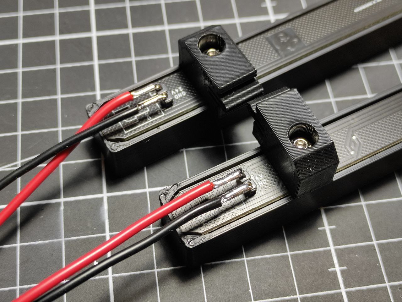 Voron 0.2 shielded LED bar for Daylight on a matchstick v2.1 by RZT by ...