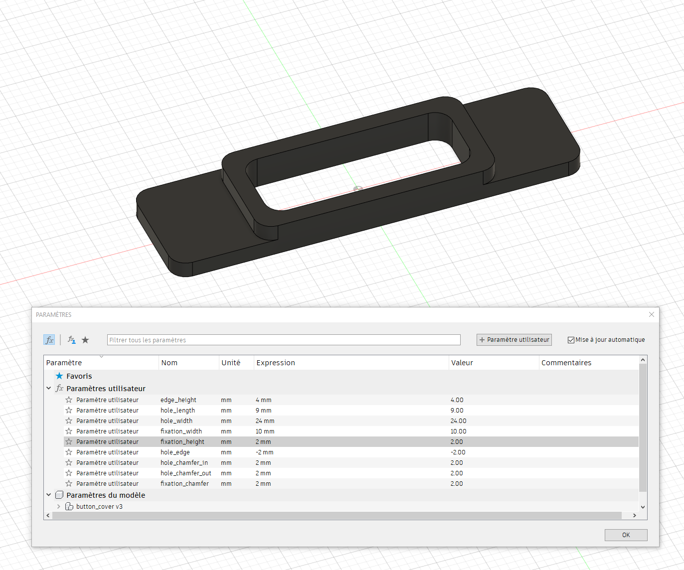 button cover parametric by val.fpv | Download free STL model ...