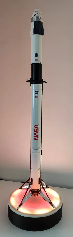 Falcon 9 LED Landing Pad by markus | Download free STL model ...
