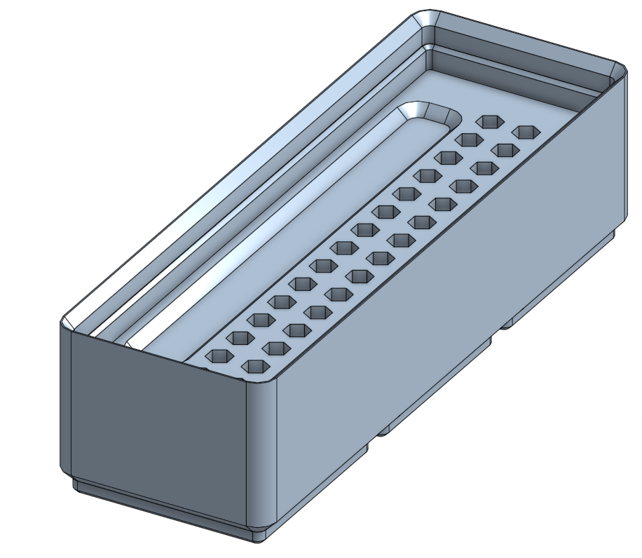 4mm bit holder gridfinity with screwdriver slot by Guisimo | Download ...