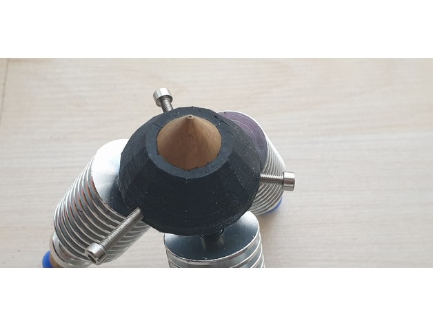 Diamond hotend 3 in 1 out Silicon Mold by Cristian Panait @ CN3D ...