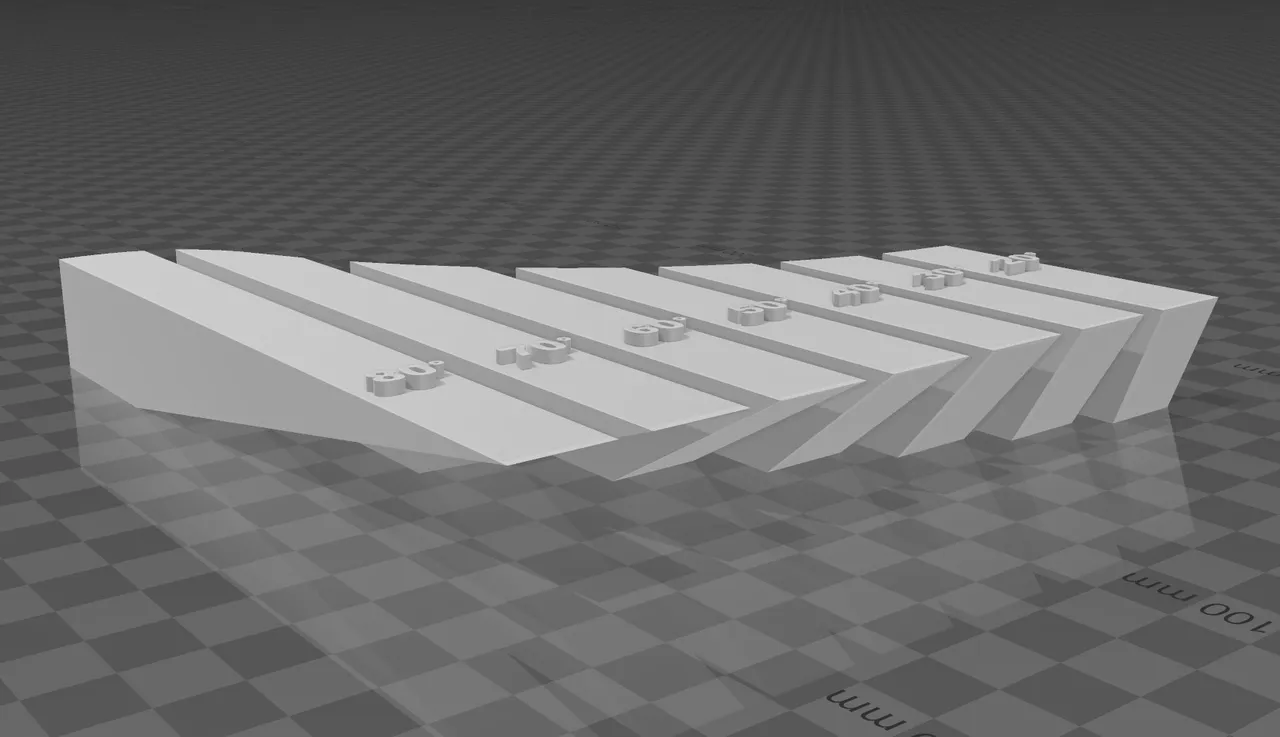 Overhang - angle test by Hannah | Download free STL model | Printables.com