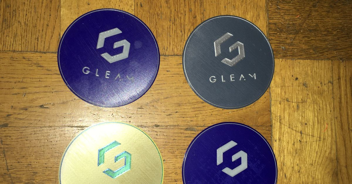 Gleam Button by tew-werkstatt-bvw | Download free STL model ...