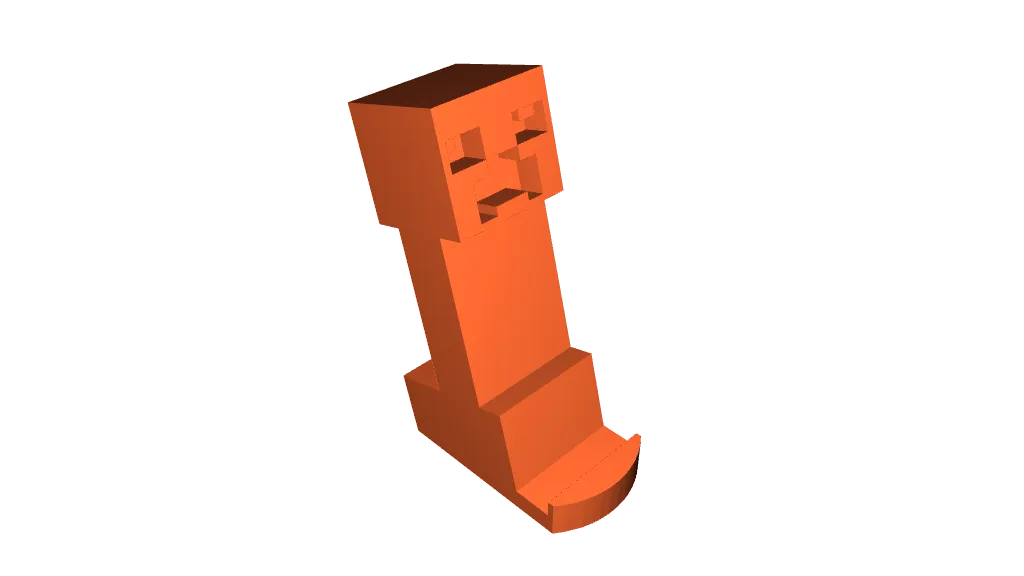 Minecraft Creeper Phone Stand by Northern Outlier | Download free STL ...