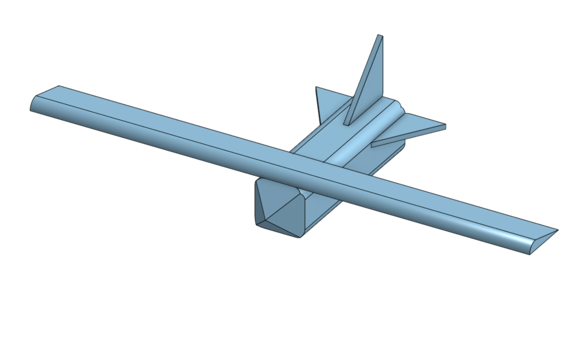 Simple plane by Zachary Tsai | Download free STL model | Printables.com